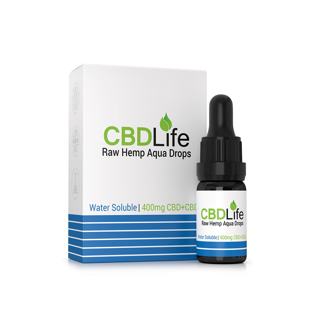 Aqua Drops 400mg CBD+CBDa - 10ml | CBD Shopy